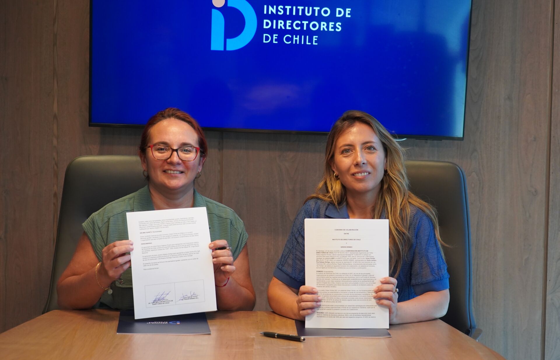 El IdDC y Green Drinks Santiago firman un convenio para impulsar la ...